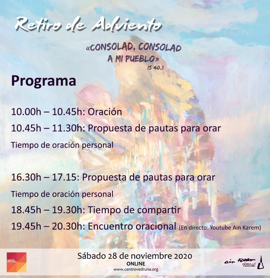 Retiro de Adviento 2020 on line - Centro de Formación y Espiritualidad ...